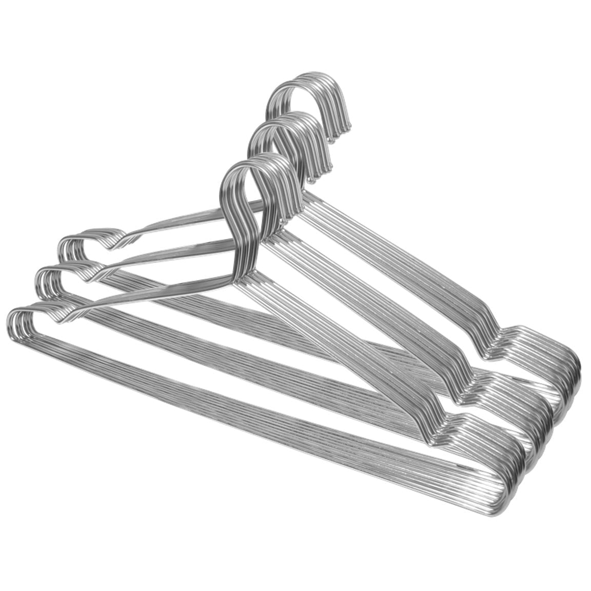 URBY 30pk Extra Wide Wire Hangers for Plus Size Clothes, 19 Inch ...