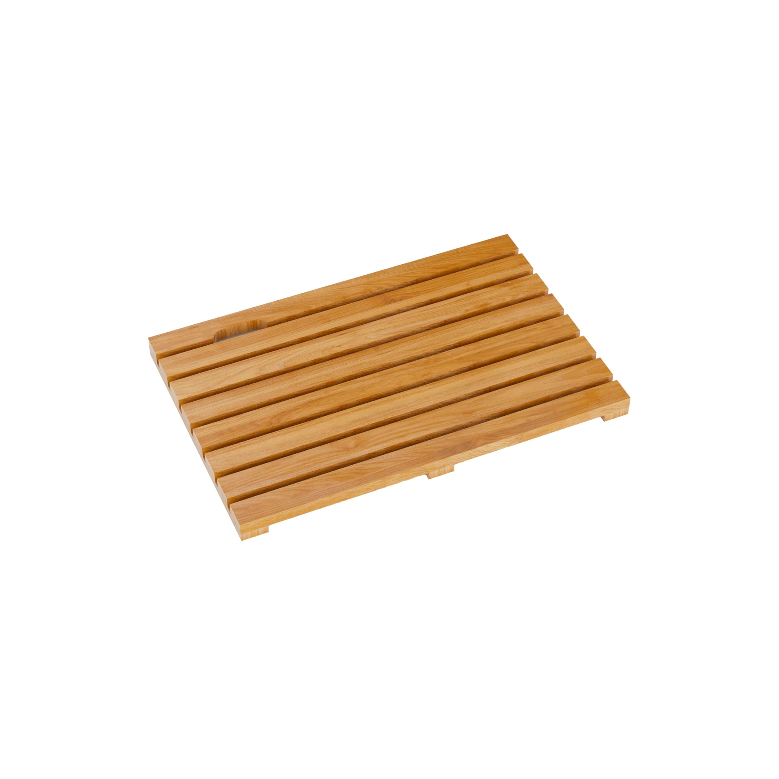 URENTO Luxury Wood Bath Mat - Non-Slip Waterproof Bathroom Mat for ...
