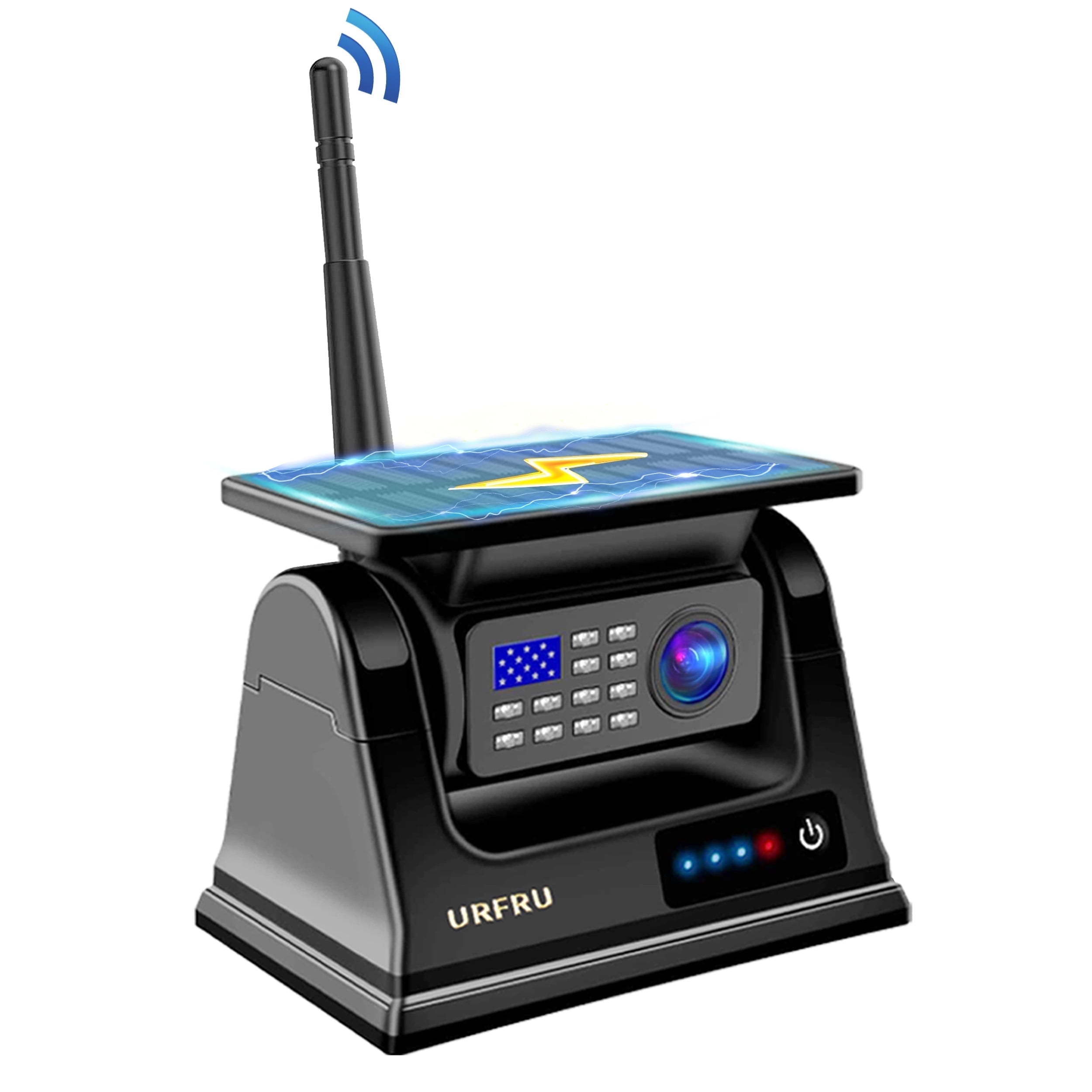 URFRU Solar Charging Wireless Backup Camera without Monitor Magnetic ...