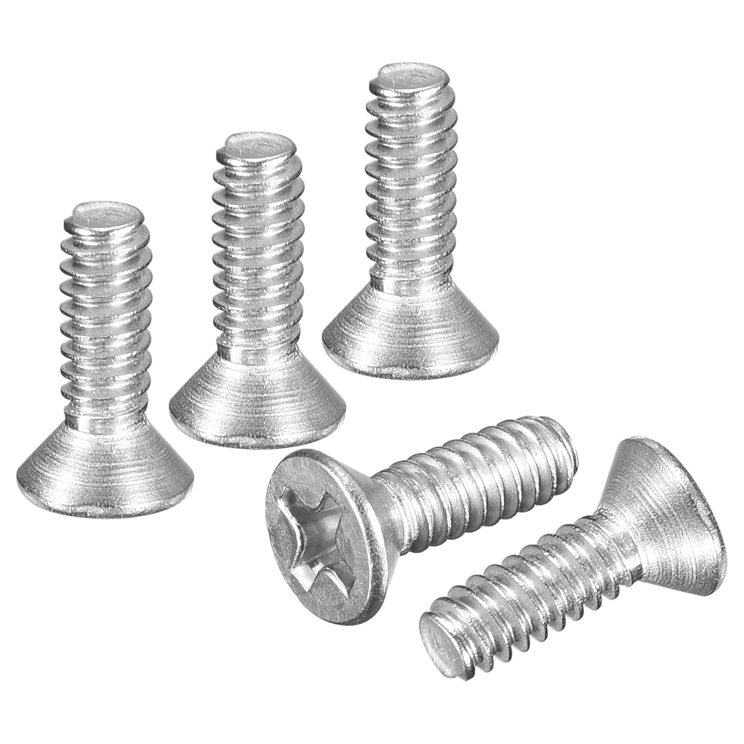 URIJDAS-#6-32x3/8 Flat Head Machine Screws - 100pcs - Good for ...