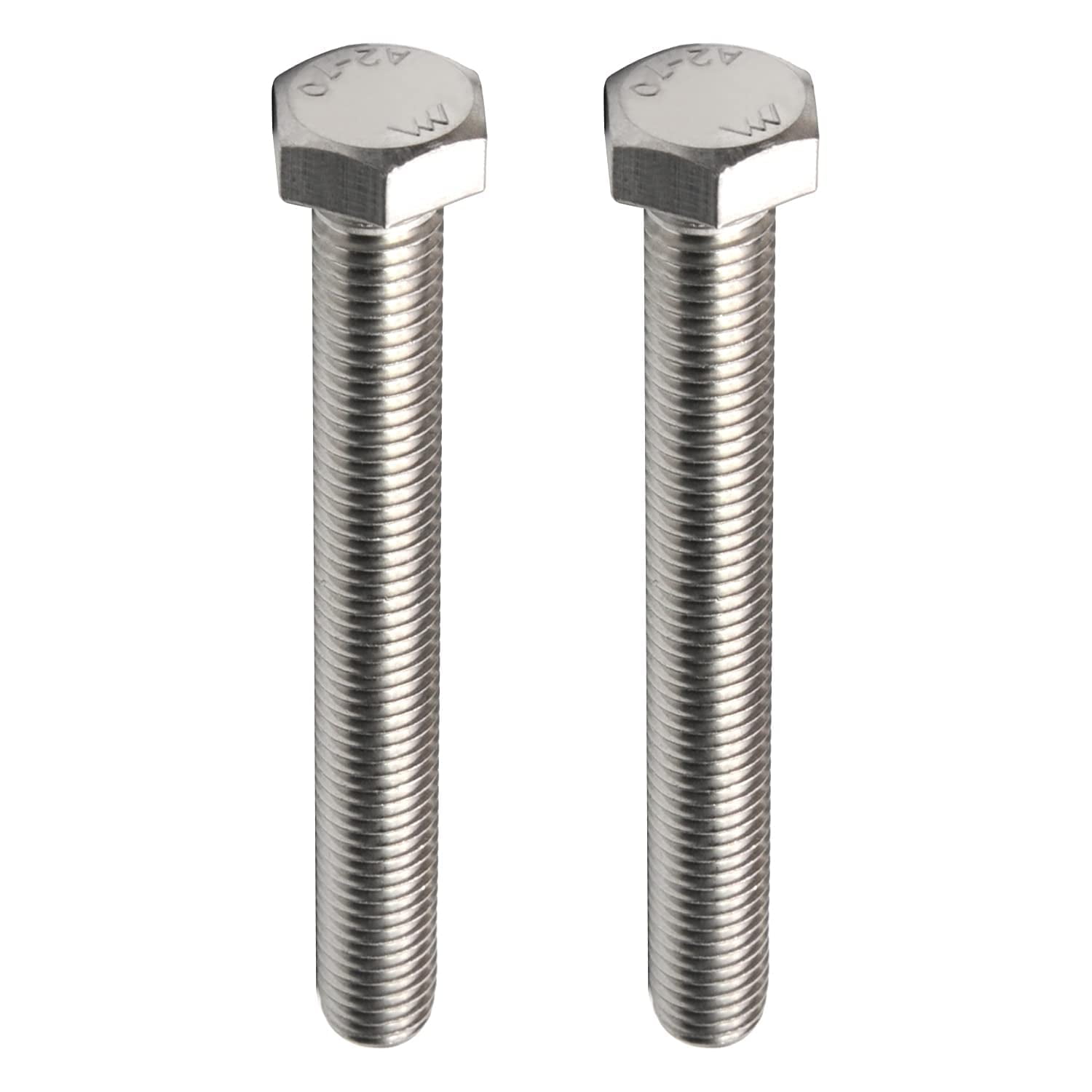 URIJDAS-M12 Hex Bolt M12-1.75 x 100mm UNC Hex Head Screw Bolts 304 ...