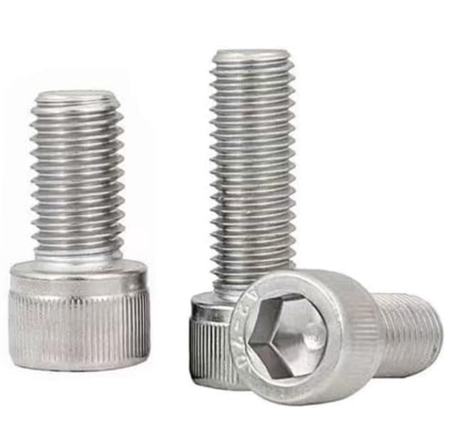 URIJDAS-M4x6mm Socket Head Cap Screws Bolts, 304 Stainless Steel 18-8 ...