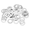 URIJDAS-M8 304 Stainless Steel Flat Washers, 50pcs 8x14x0.5mm Ultra ...