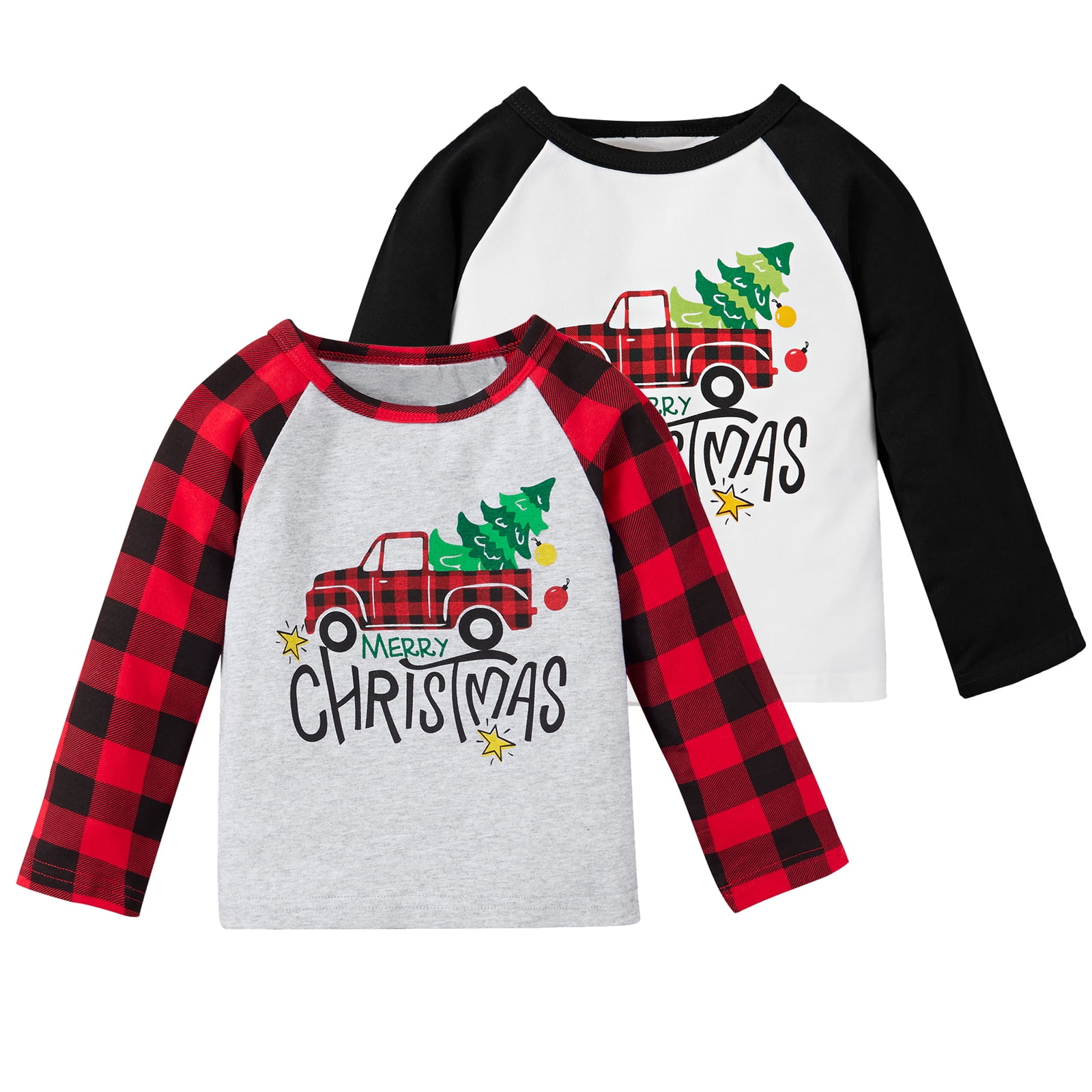 URMAGIC 1-5T Toddler Baby Boy Merry Christmas Sweatshirt Long Sleeve T ...