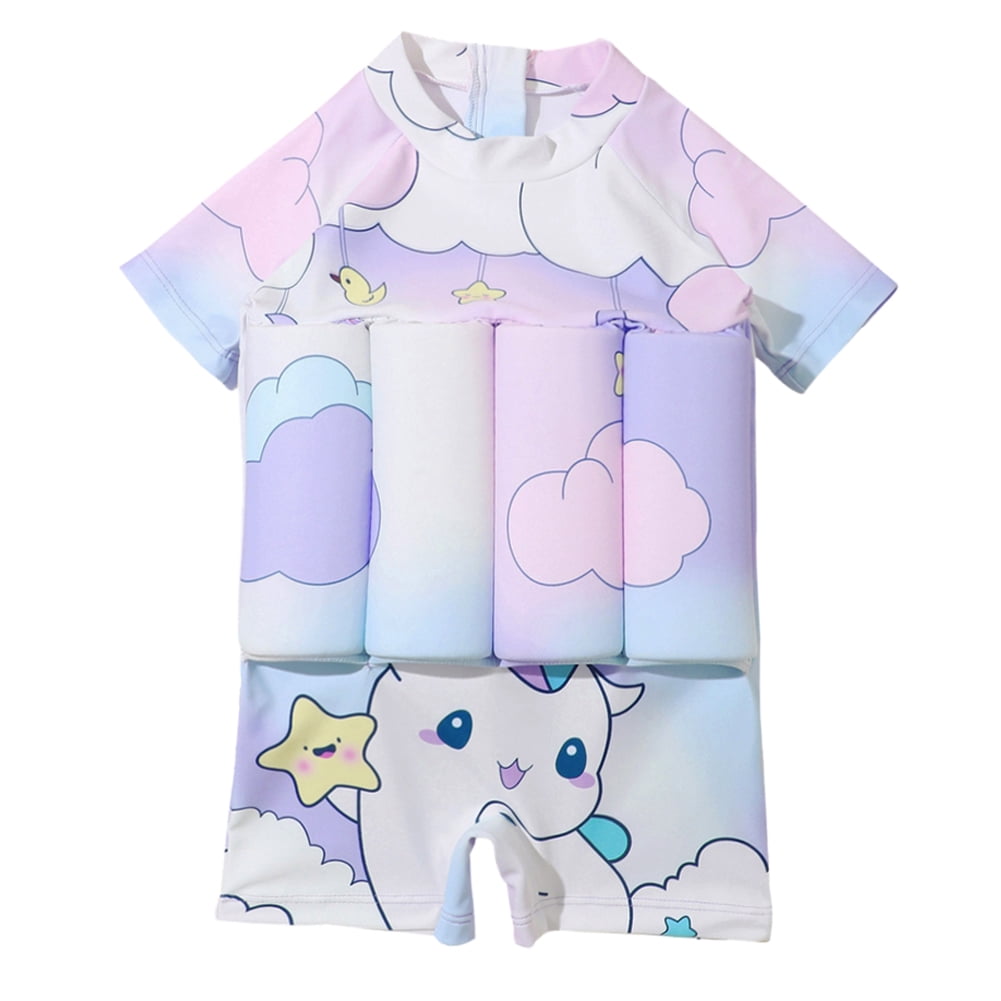 URMAGIC 2-6T Kids Girls One Piece Floatation Swimsuit Adjustable ...