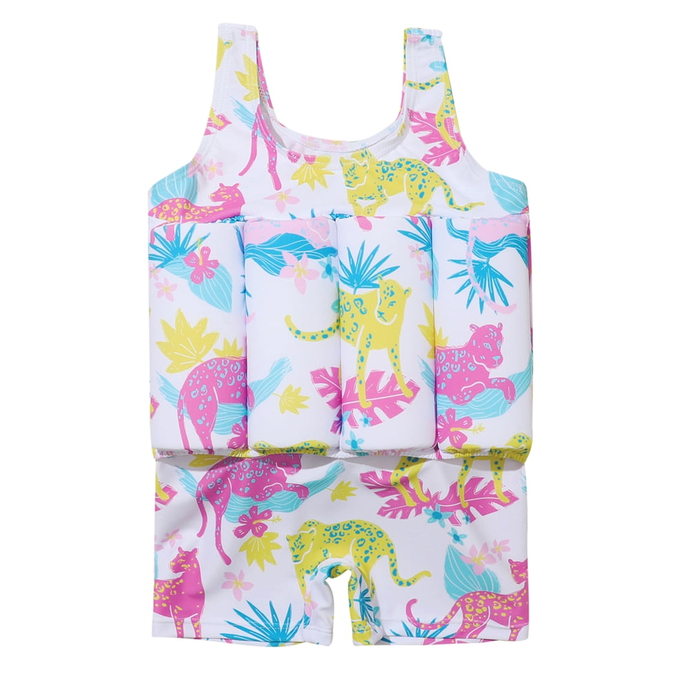 URMAGIC 2-6Y Kid Boy Girl Cute Dinosaur One Piece Float Suit Swimsuit Rashguard Buoyancy Bathing ...