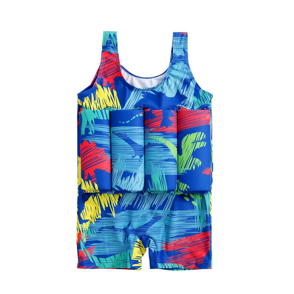 URMAGIC 2-6Y Kid Boy Girl Cute Dinosaur One Piece Float Suit Swimsuit ...