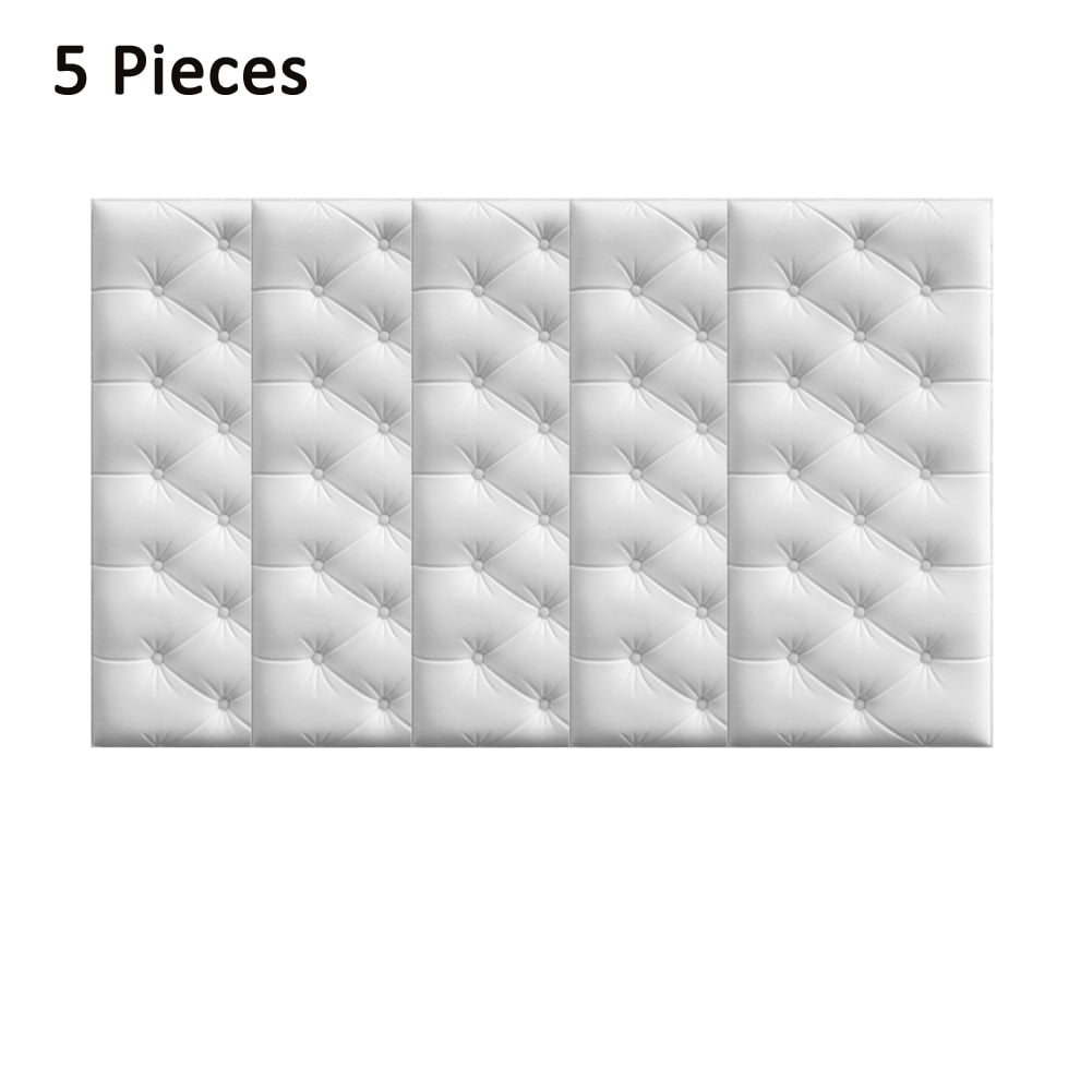 URMAGIC 5Pcs 3D Self-adhesive Leather Wall Stickers Thicken Anti ...