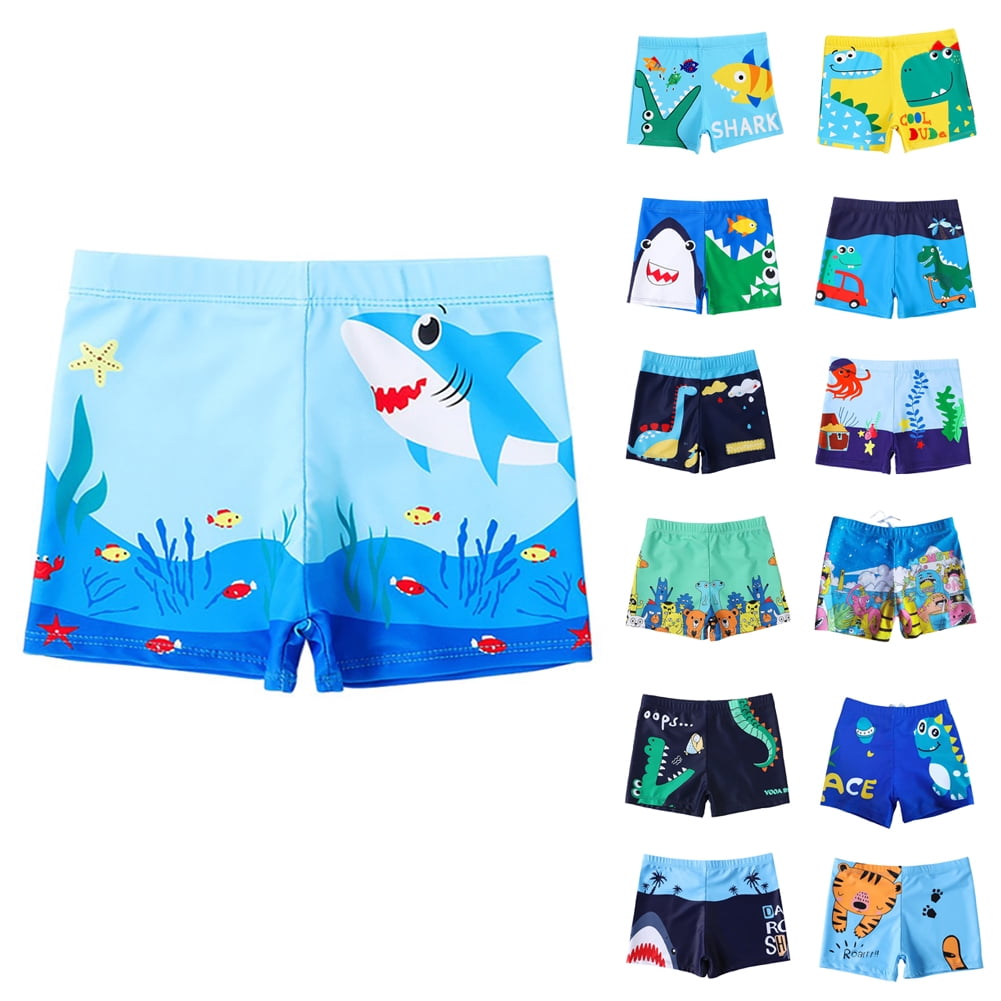 URMAGIC Boys Swim Trunks Stretch Quick Dry Swim Shorts Kids Bathing ...