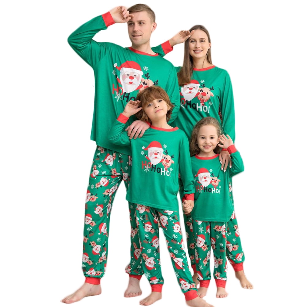 URMAGIC Christmas Family Matching Pajamas Set Santa Claus Graphic ...