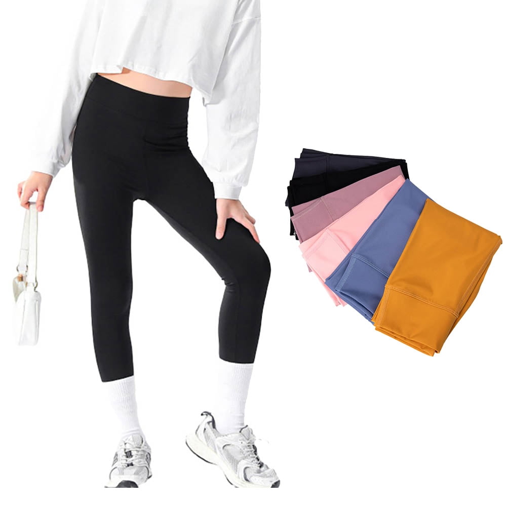 URMAGIC Girls Active Workout Leggings High Waisted Dance Yoga Pants for ...