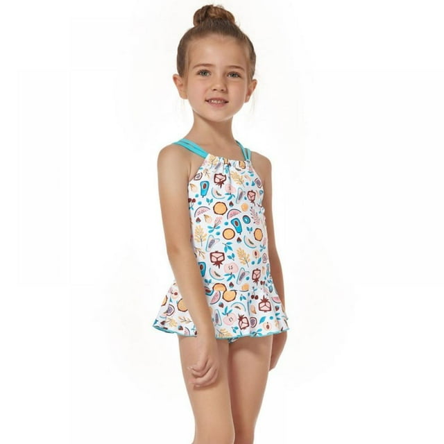 URMAGIC Girls One Piece Swimsuits Mermaid Bathing Suit for Kids ...