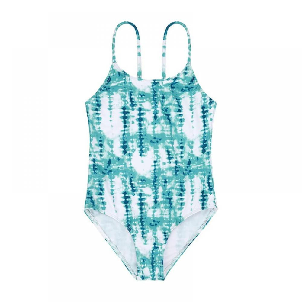 URMAGIC Girls Spaghetti Strap Dinosaur Print One Piece Swimsuit ...