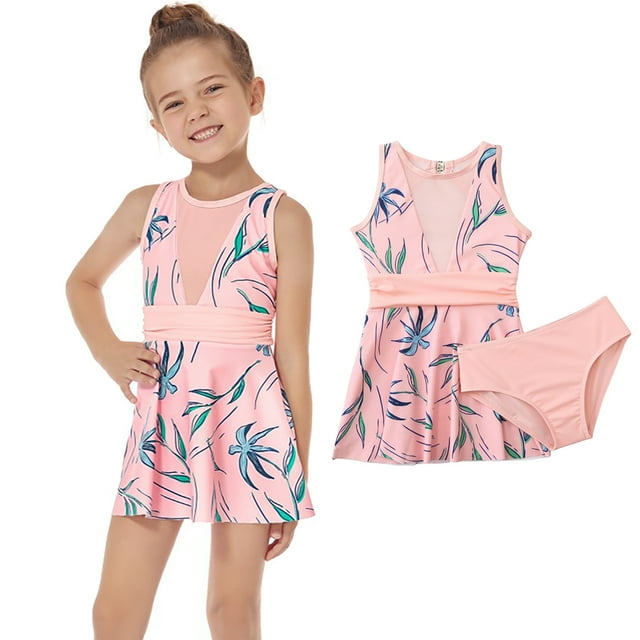URMAGIC Girls Swimsuits, 2 Piece Swimsuit for Girls Bathing Suit Beach ...