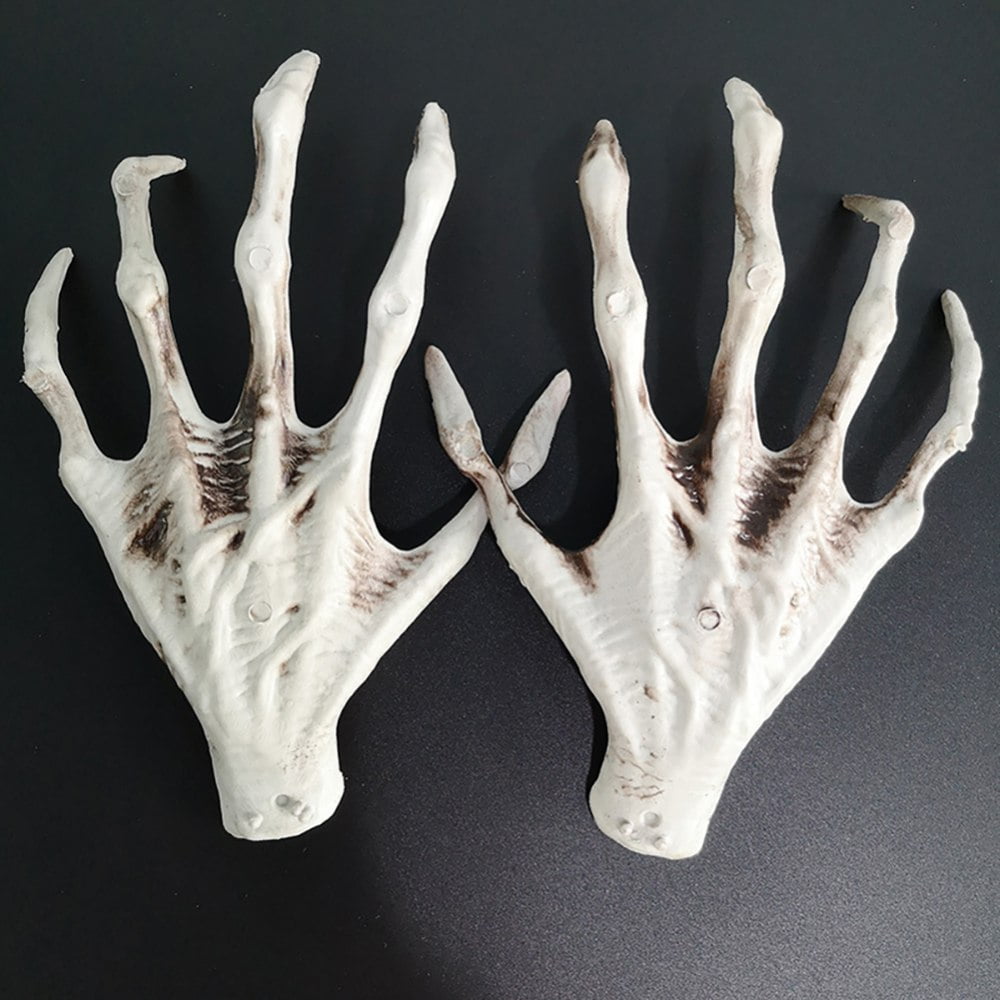 URMAGIC Halloween Skeleton Hand, Halloween decoration Plastic Realistic ...