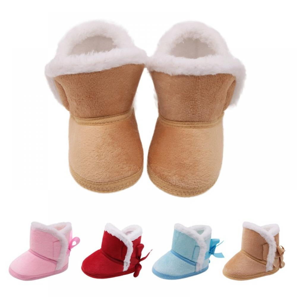 URMAGIC Infant Boots Winter Baby Girl Shoes Soft Sole Anti-Slip Toddler ...