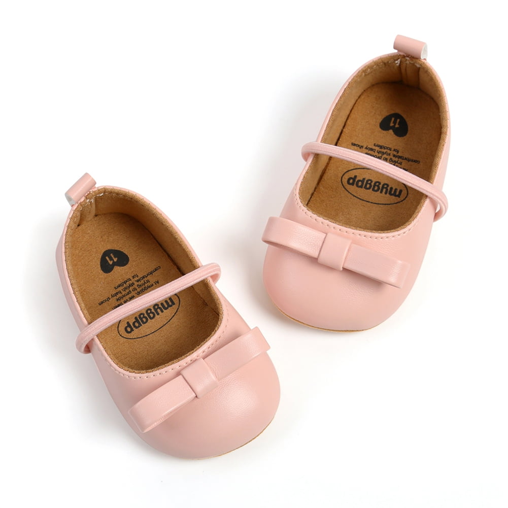 URMAGIC Infant Little Girls Ballerina Flats Shoes Mary Jane T-Strap ...