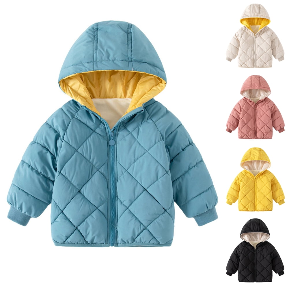 URMAGIC Kids Boy Girl Outwear Coat Winter Warm Hooded Puffer ...
