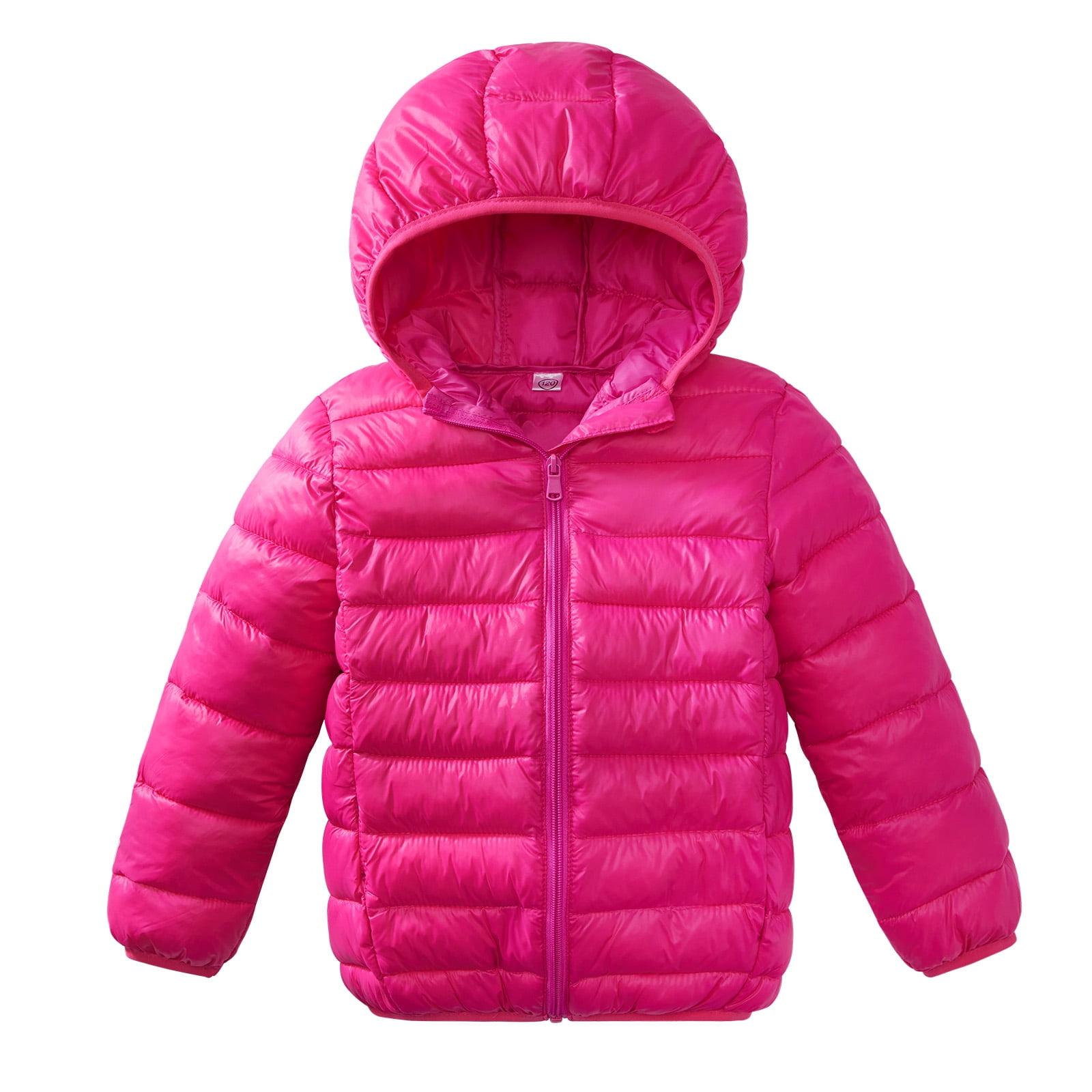 URMAGIC Kids Lightweight Puffer Jacket Padded Quilted Hooded Coat Warm ...