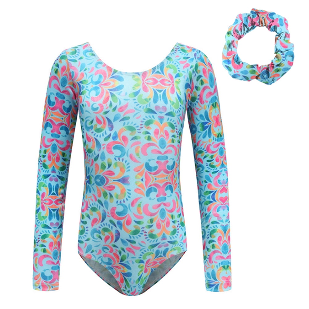 URMAGIC Kids Tight Jumpsuit Gymnastics Leotards for Toddler Girls ...
