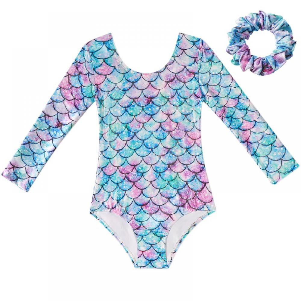 URMAGIC Long Sleeve Leotards for Girls Gymnastics Kids Toddler Tumbling ...