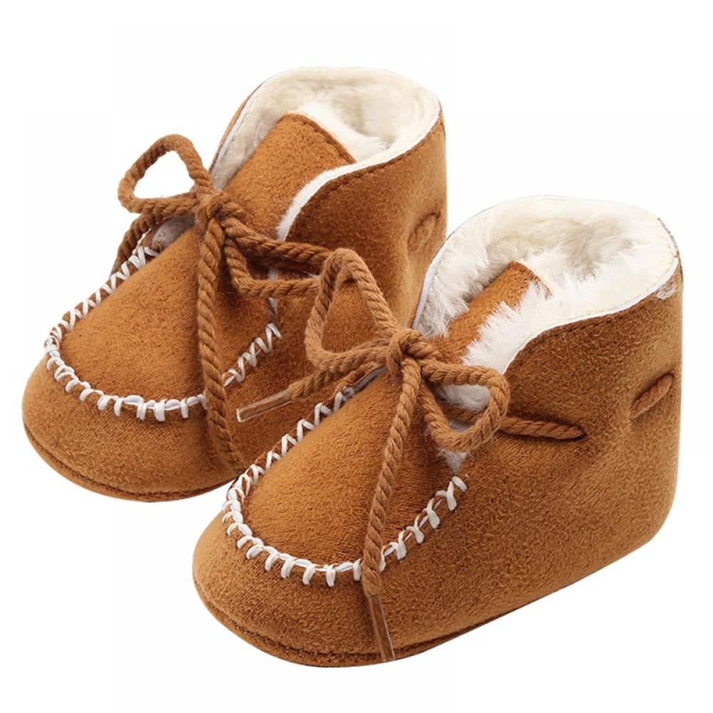 URMAGIC Newborn Baby Girls Boys Warm Winter Snow Boots Non Skid Soft ...