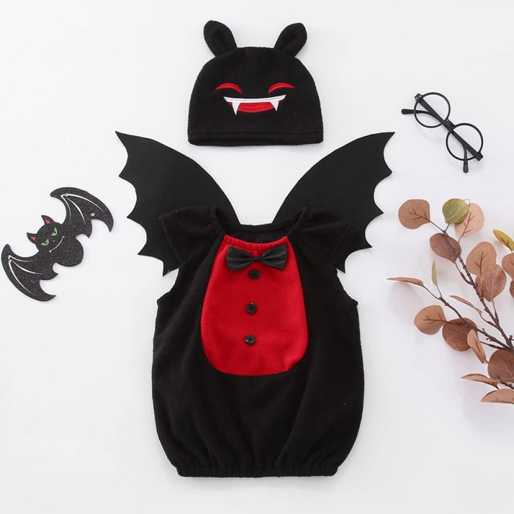 URMAGIC Newborn Infant Baby Boy Girls Halloween Bat Costume 3PCS Romper 3-4 Years - Walmart.com
