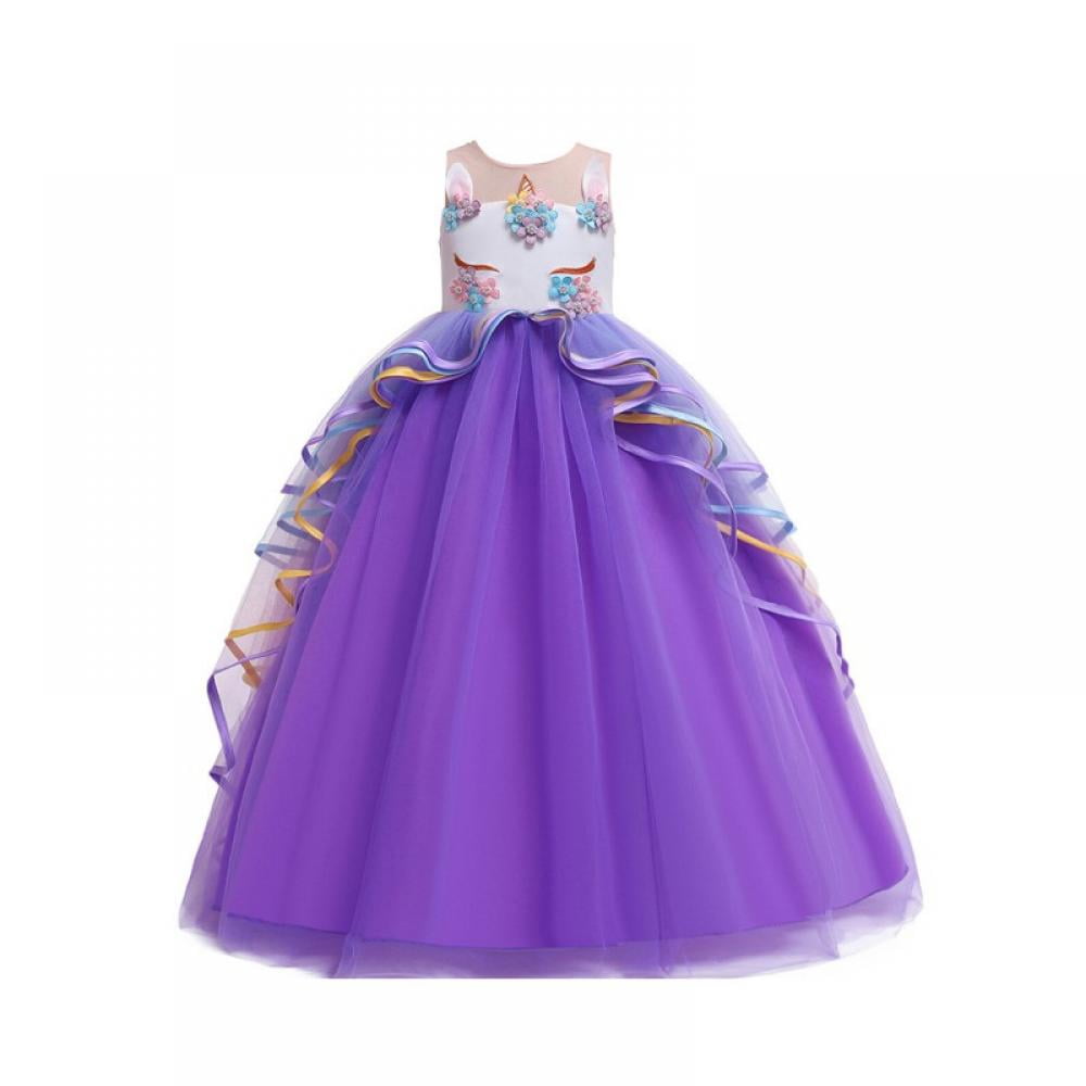 URMAGIC Princess Unicorn Dress Up for Little Girls Birthday Dresses ...