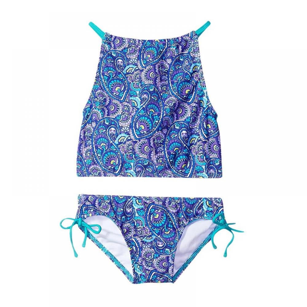 URMAGIC Swimsuit Kids Girls Bathing Suit Beach Tankini Bathing Suits ...