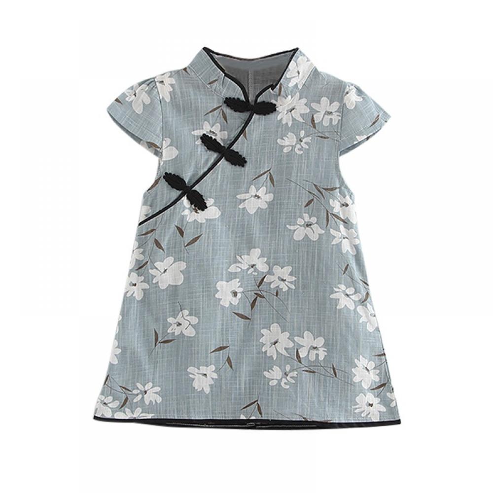 URMAGIC Toddler Baby Girl Chinese Cheongsam Dress Qipao Classical Dress ...