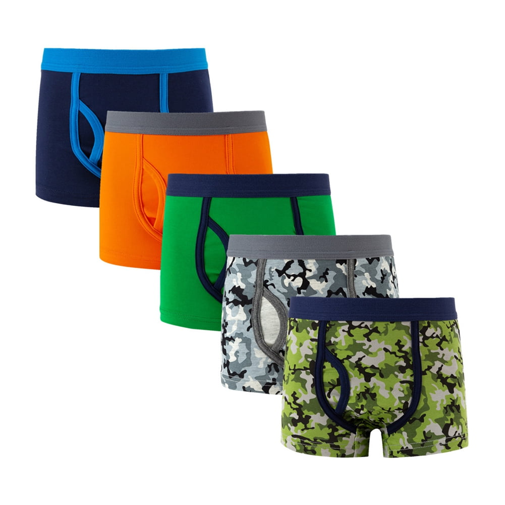 URMAGIC Toddler Boy 100% Cotton Solid Color Underpants Infant Comfort ...