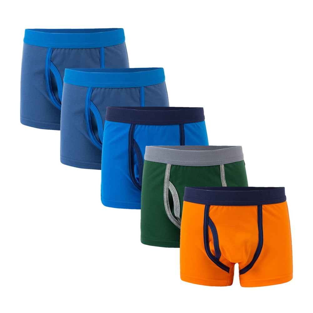 URMAGIC Toddler Boy 100% Cotton Solid Color Underpants Infant Comfort ...