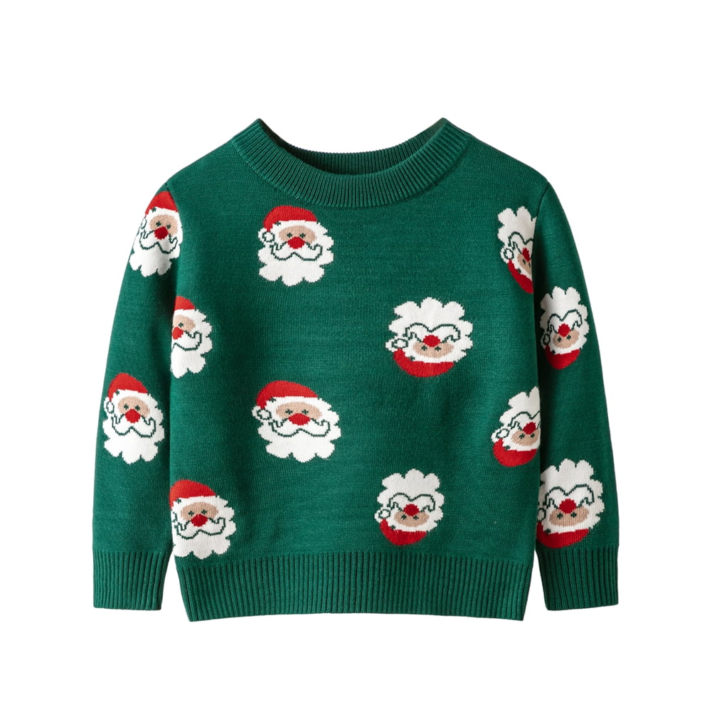 URMAGIC Toddler Boys Girls Christmas Santa Claus Sweater Holiday ...