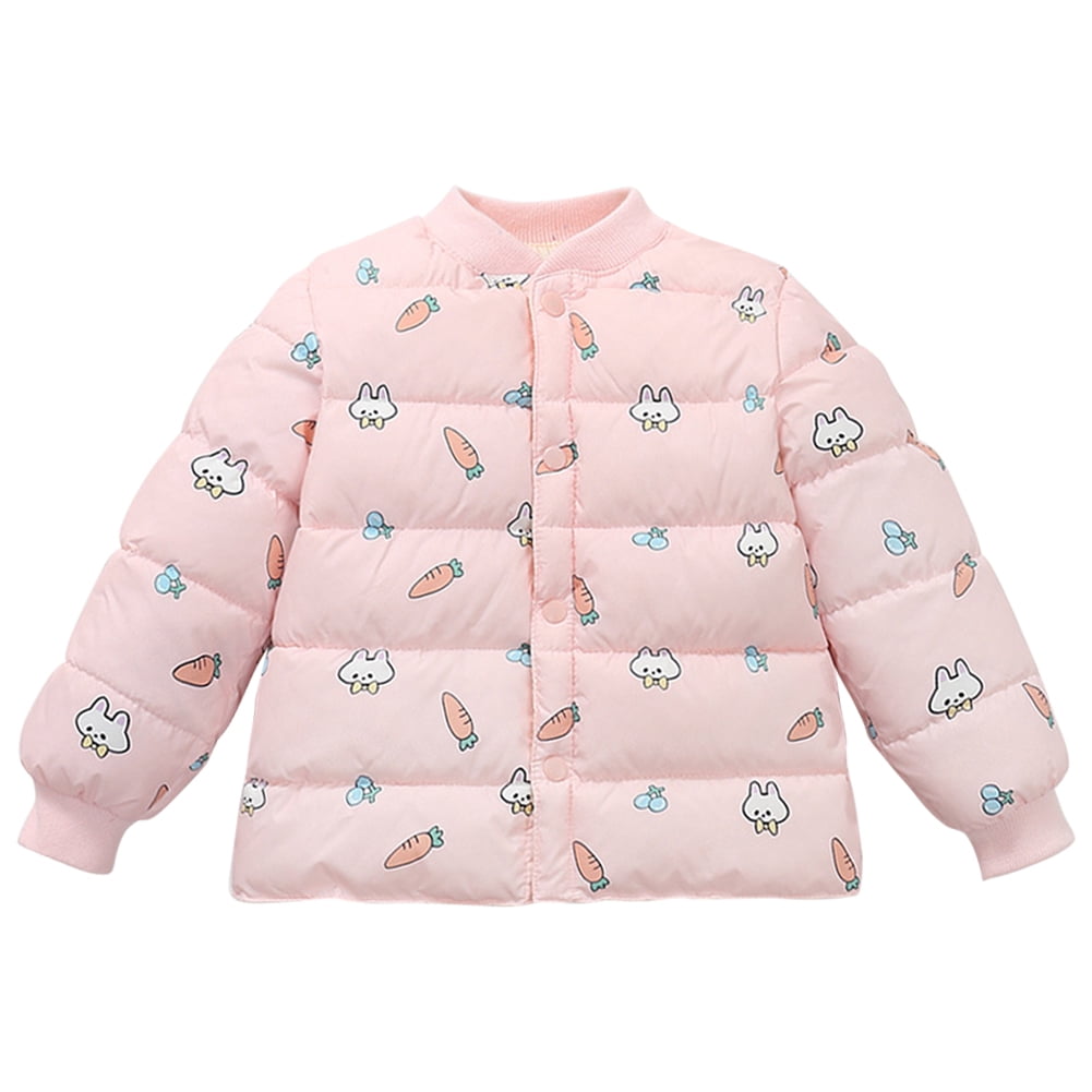 URMAGIC Toddler Boys Girls Flannel Cute Cartoon Print Jacket Long ...