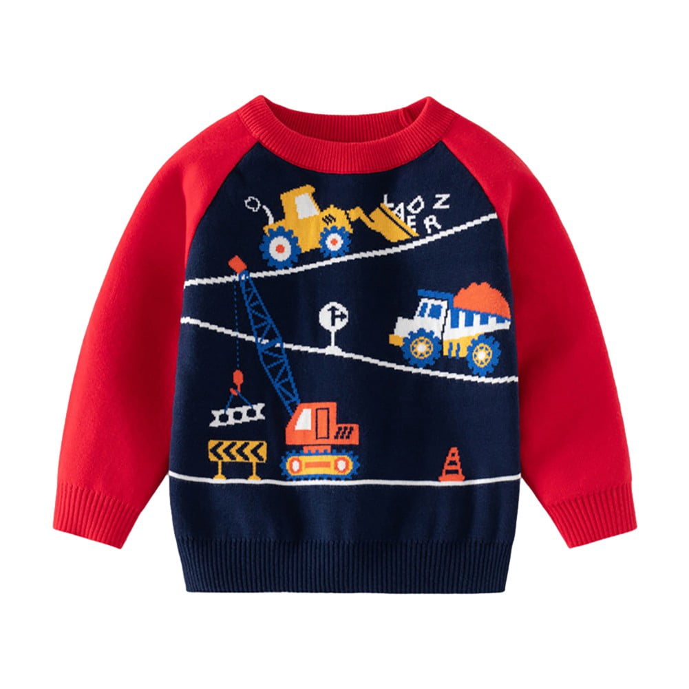 URMAGIC Toddler Boys Girls Sweatshirts Cute Cartoon Print Long Sleeve ...