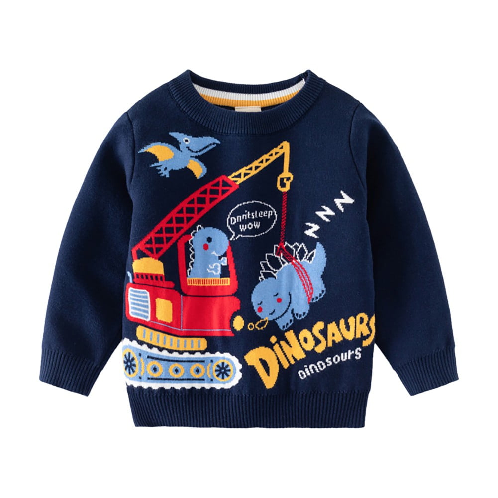URMAGIC Toddler Boys Girls Sweatshirts Cute Cartoon Print Long Sleeve ...