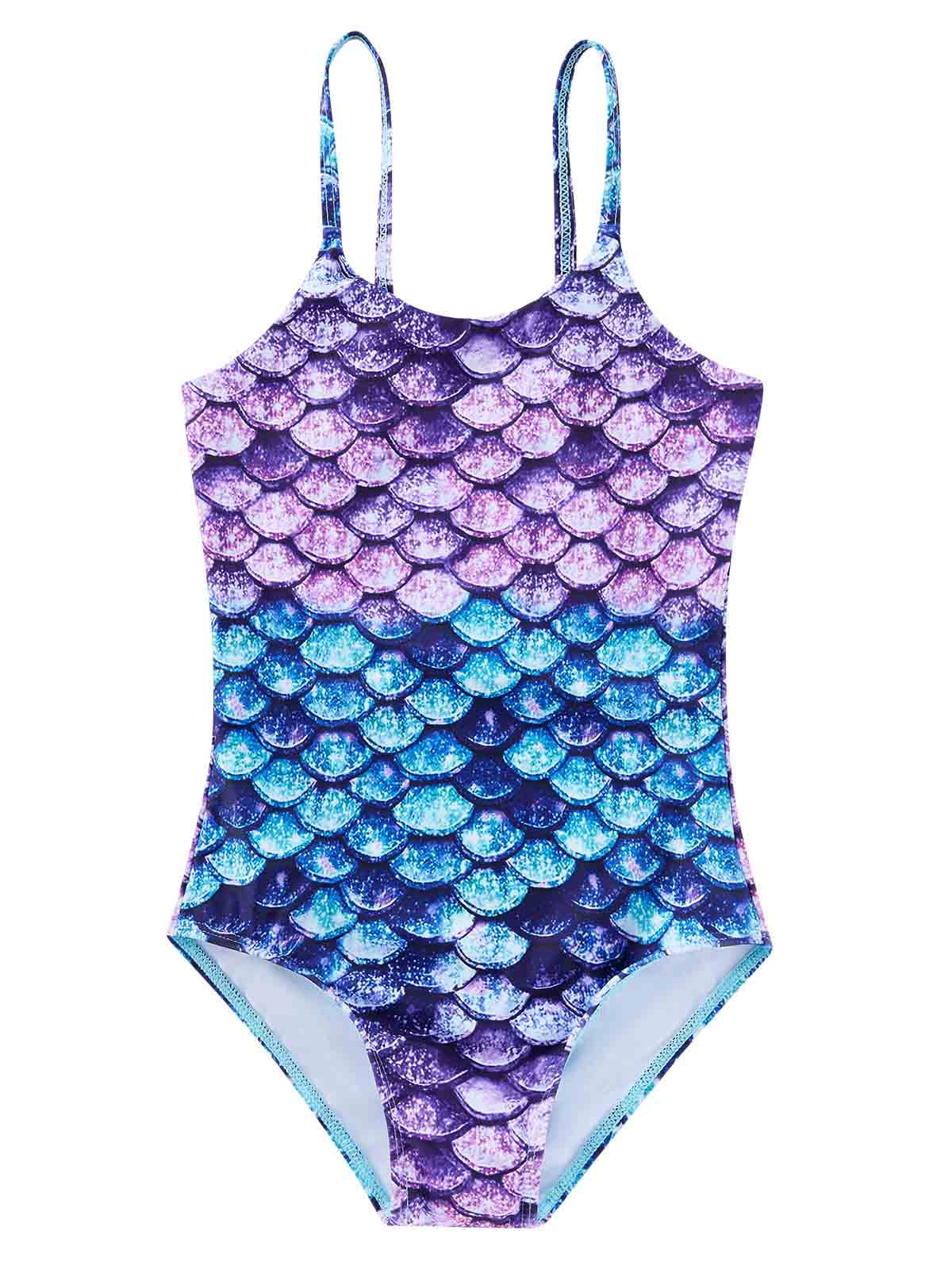 URMAGIC Toddler Girls One Piece Swimsuits Unicorn Sport Halter Swimwear ...