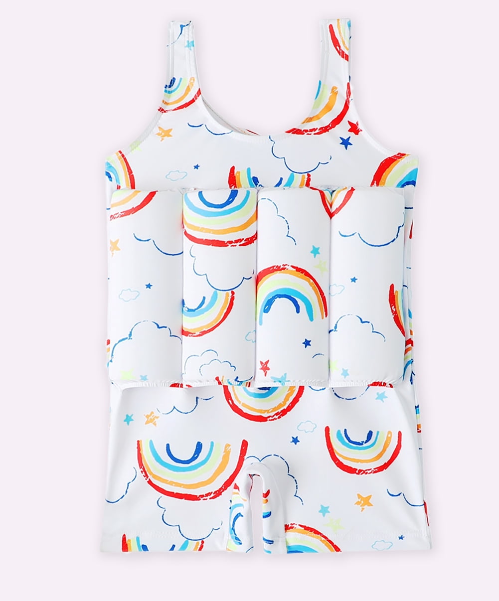 URMAGIC Toddler Kid Little Girls One Piece Flotation Swim Vest Buoyancy ...
