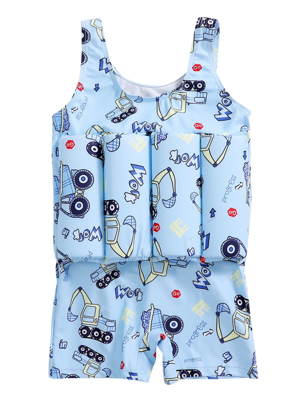 URMAGIC URMAGIC 2-6Y Kid Boy Girl One Piece Float Suit Vest Swimsuit ...