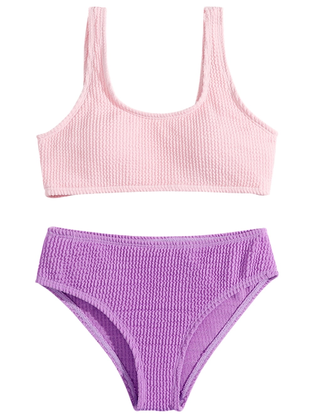 URMAGIC URMAGIC 7-14T Child Girls 2 Piece Bikini Set Swimsuit Bathing ...