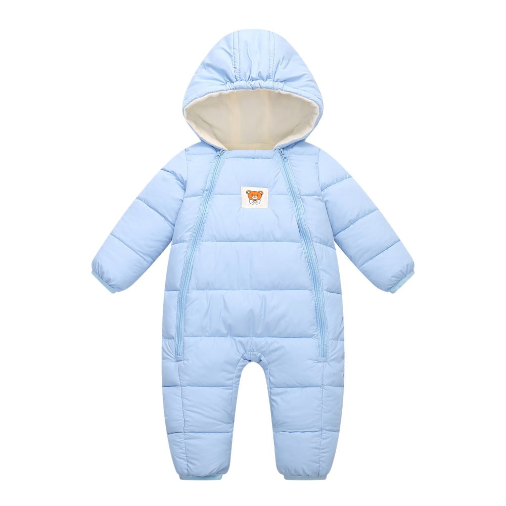 URMAGIC URMAGIC Baby Girl Boy Cartoon Winter Snowsuit Infant Fleece Down Hooded Jumpsuit Jacket ...