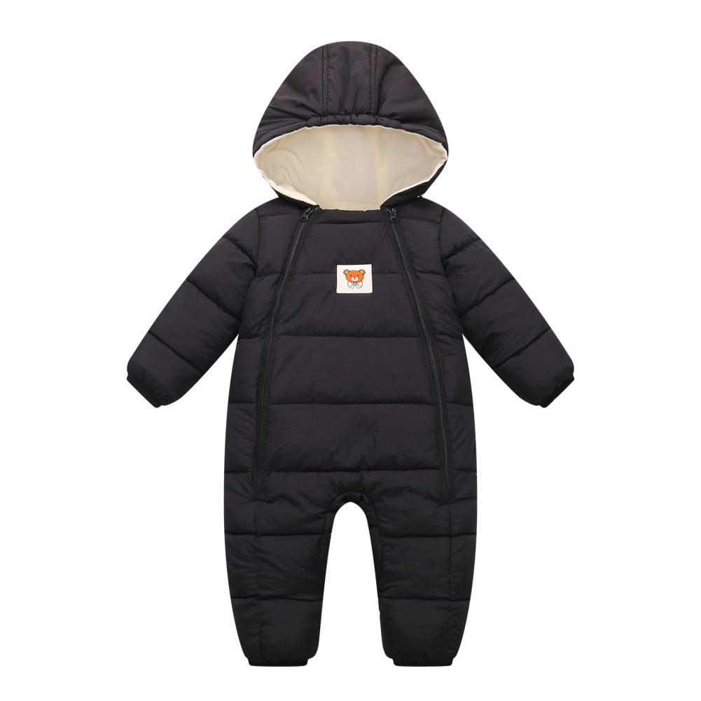 URMAGIC URMAGIC Baby Girl Boy Cartoon Winter Snowsuit Infant Fleece Down Hooded Jumpsuit Jacket ...