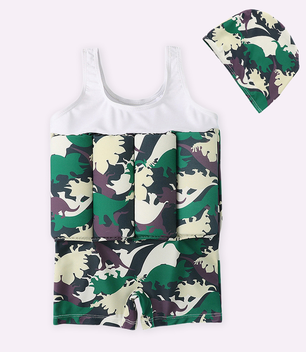 URMAGIC URMAGIC Toddler Kid Little Boy Swim Vest One Piece Flotation Buoyancy Swimsuit UPF 50 ...