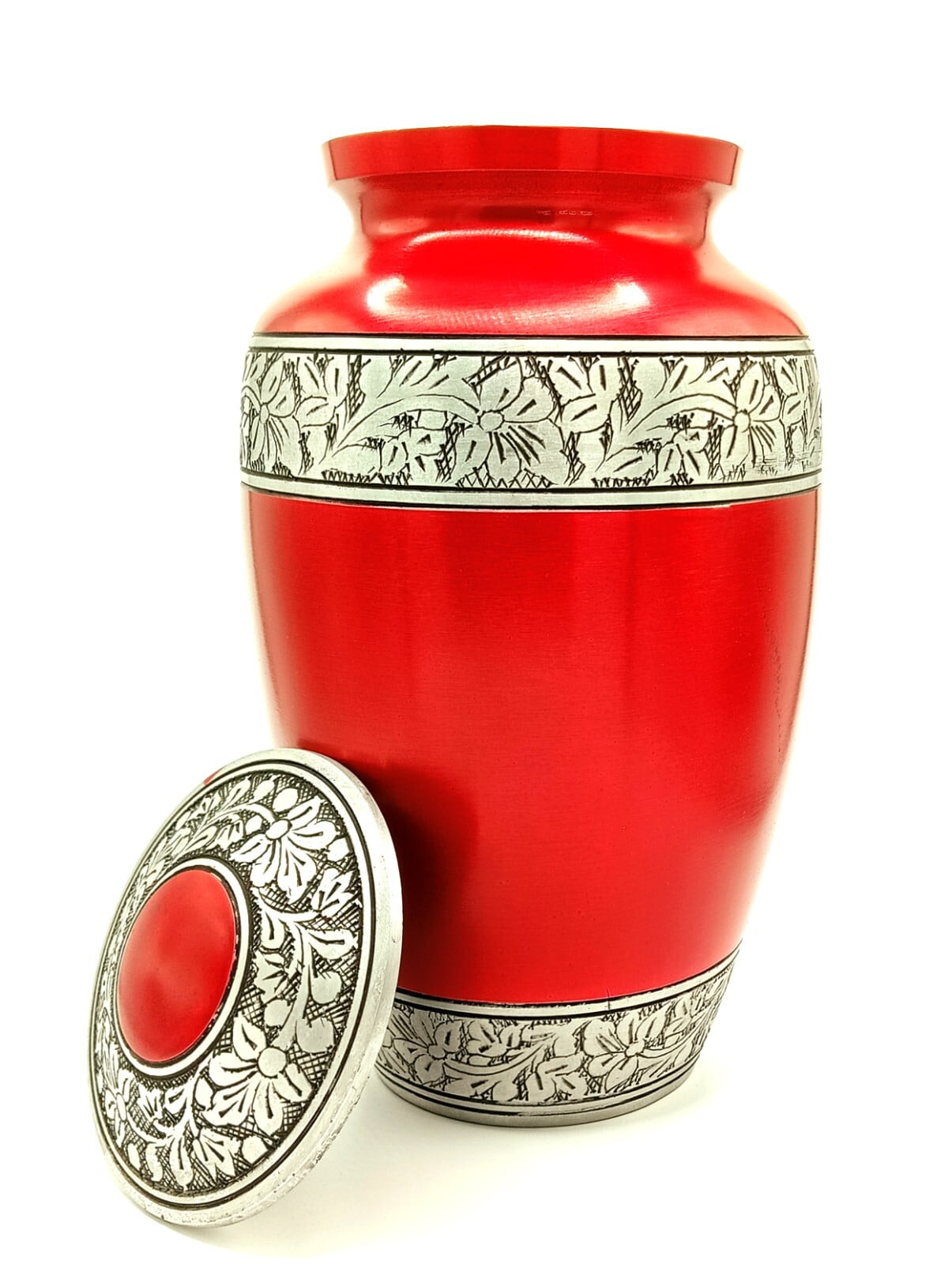 URN Funeral Cremation Aluminum Memorial Urns w/Velvet Bag & Keepsake ...