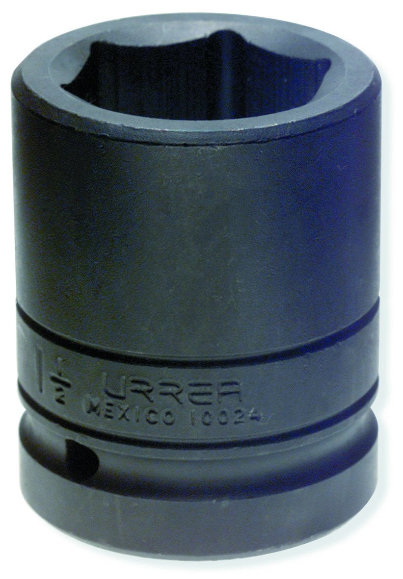 URREA Impact Socket - 1-1/2” 6-Point Socket with 1-Inch Drive & Black ...