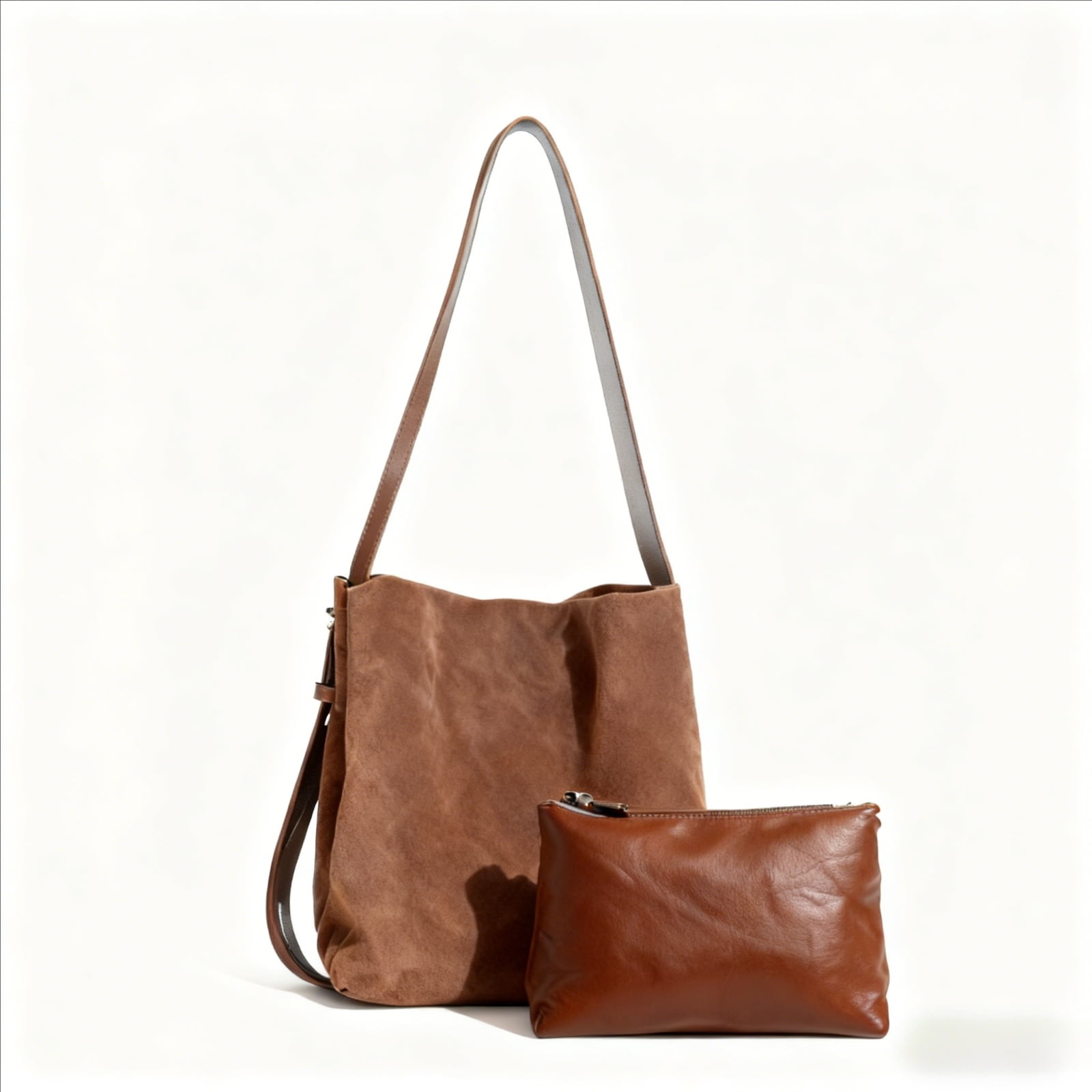 URSOFINE Women’s Trendy Suede Tote Bag Slouchy Shoulder Bags For Women ...