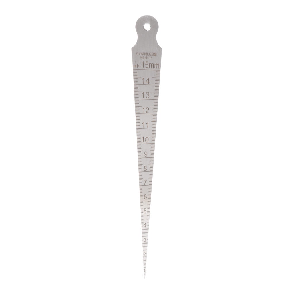 URTERYSER 1-15mm ainless eel Taper Gauge Feeler for Hole Measuring Tool ...