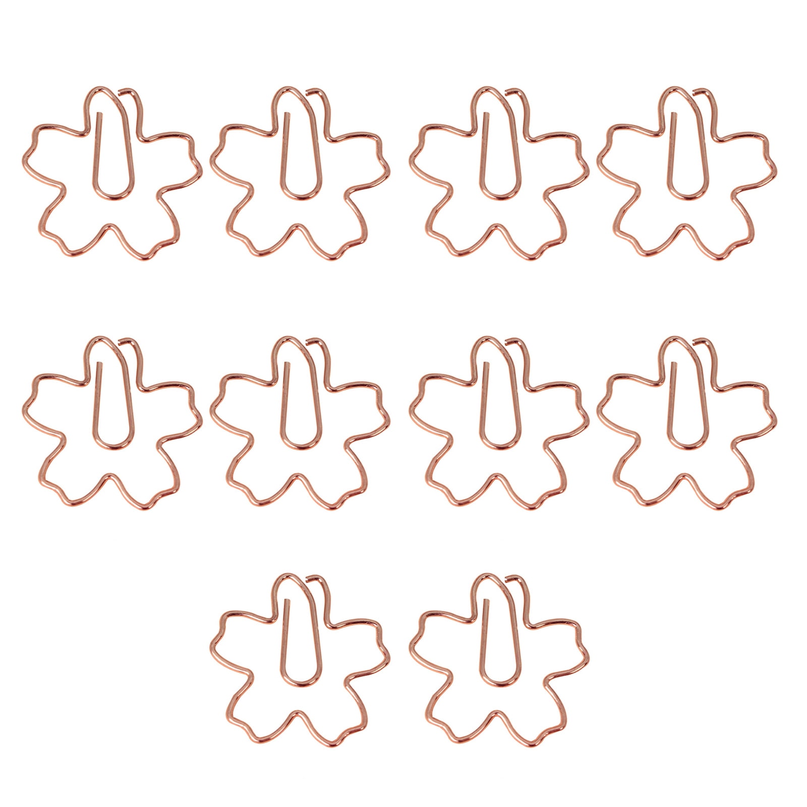 URTERYSER 10Pieces Creative Paper Clip Colorful Paper Clips Small Metal ...