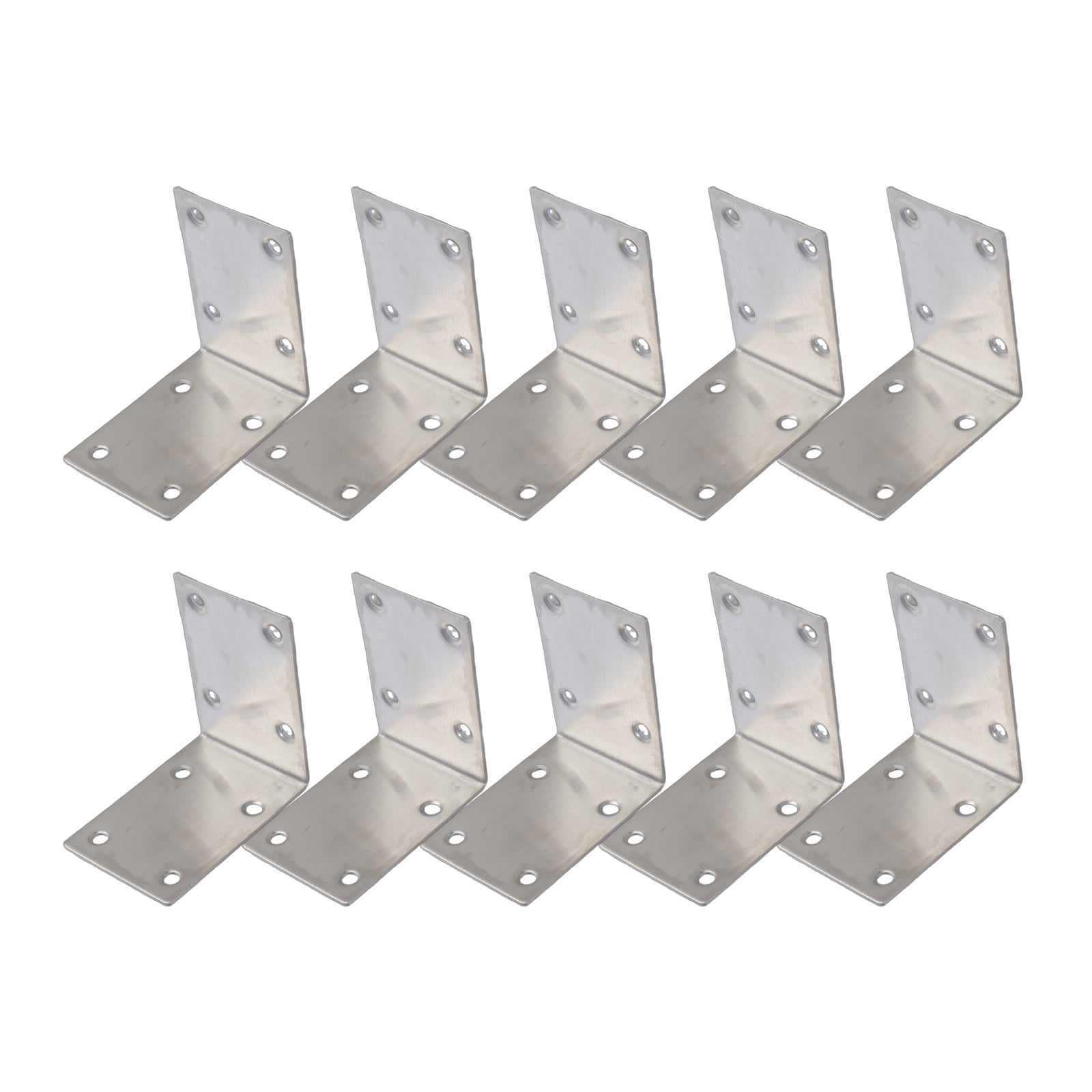 URTERYSER 10Pieces Heavy Duty Steel L Angles Brackets Heavy Duty 90 ...