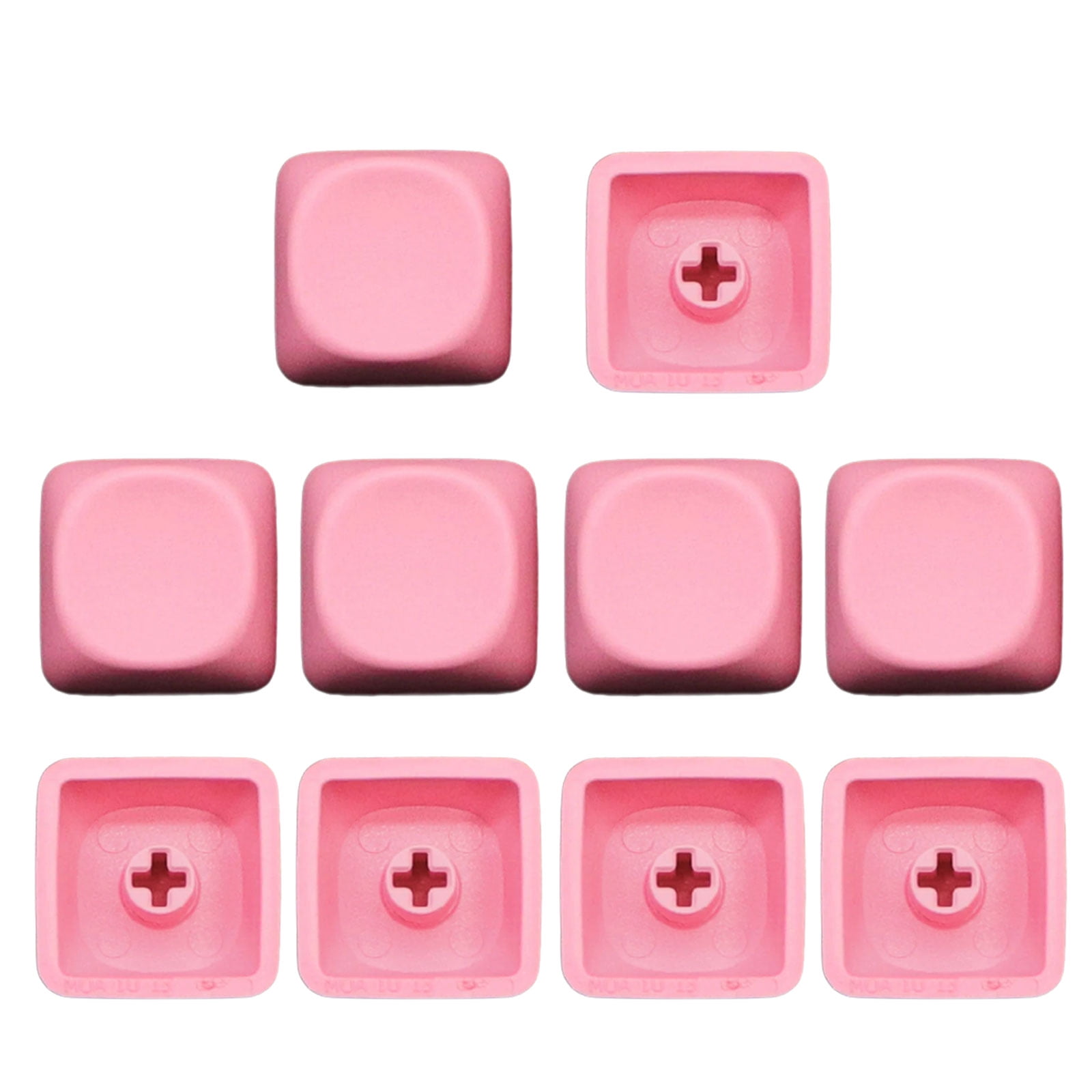 URTERYSER 10Pieces PBTs Keycaps Height 1U Blanks Supplements Keycaps for Gaming Mechanical ...